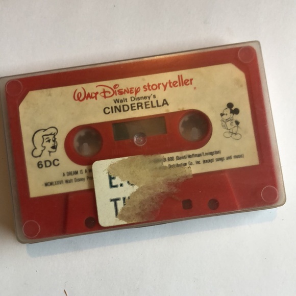 Media | Vtg Walt Disney Storyteller Cinderella Cassette | Poshmark